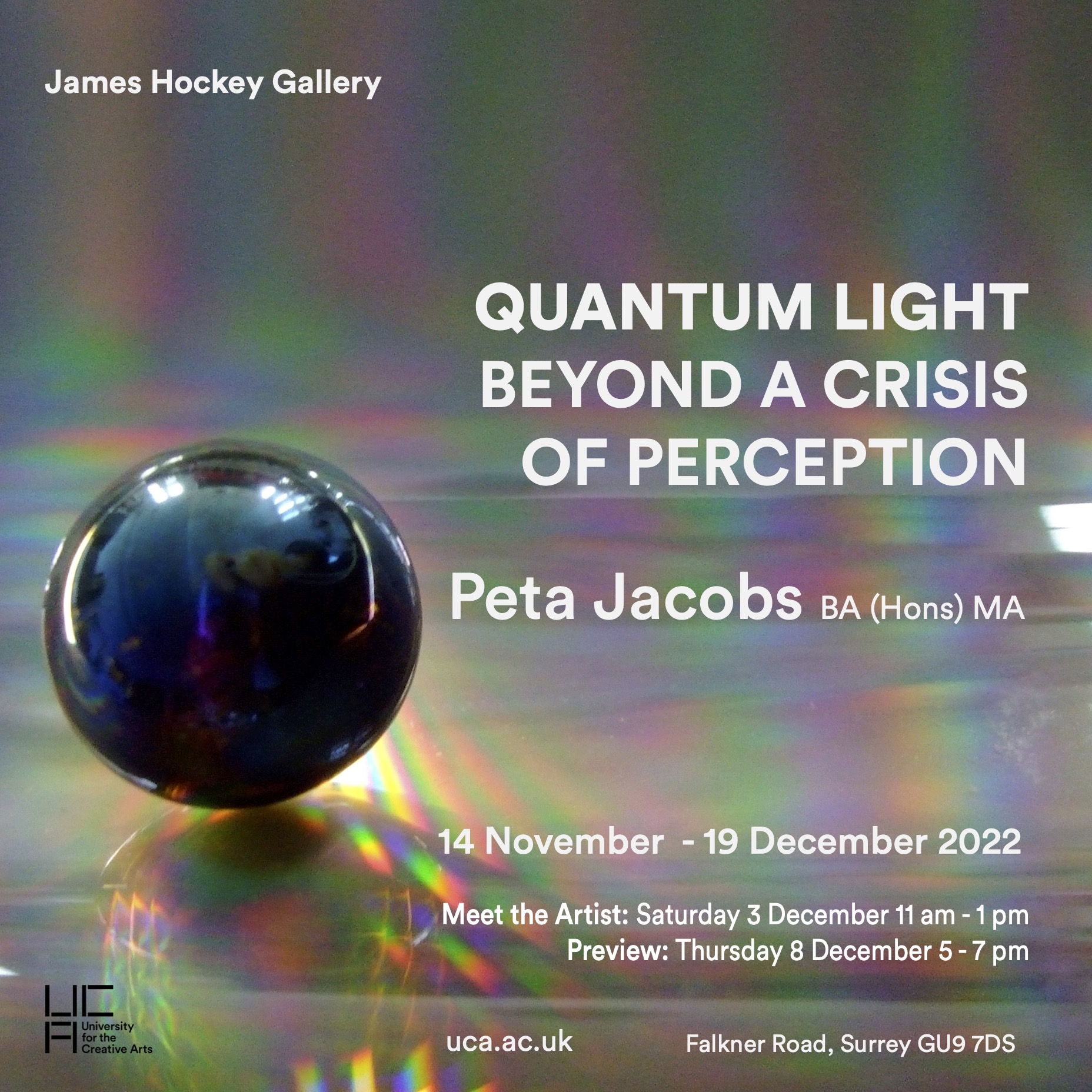 Meet the Artist Peta Jacobs - Dec 2022 | University for the Creative Arts